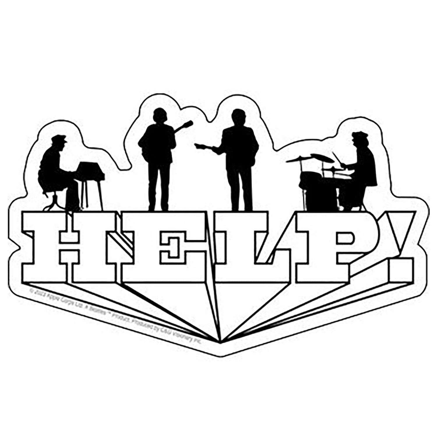 Beatles Sticker - Walmart.com