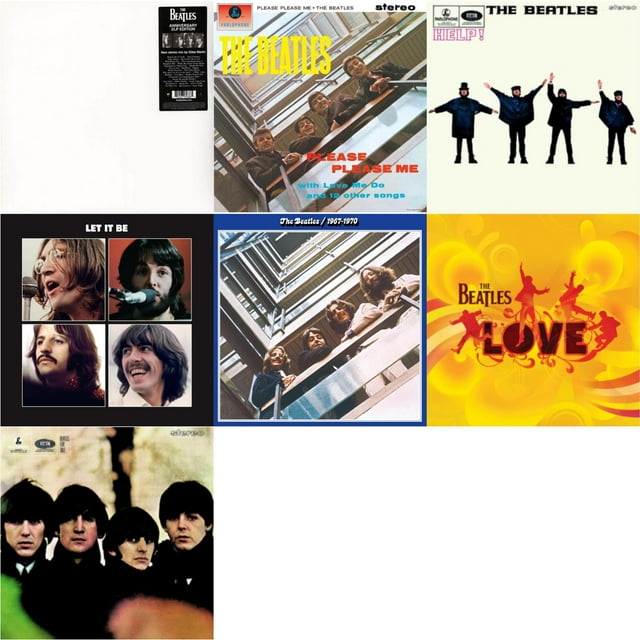 Beatles (The White Album) (2 LP) & Please Please Me & Help & Let It Be Special Edition & Beatles ...