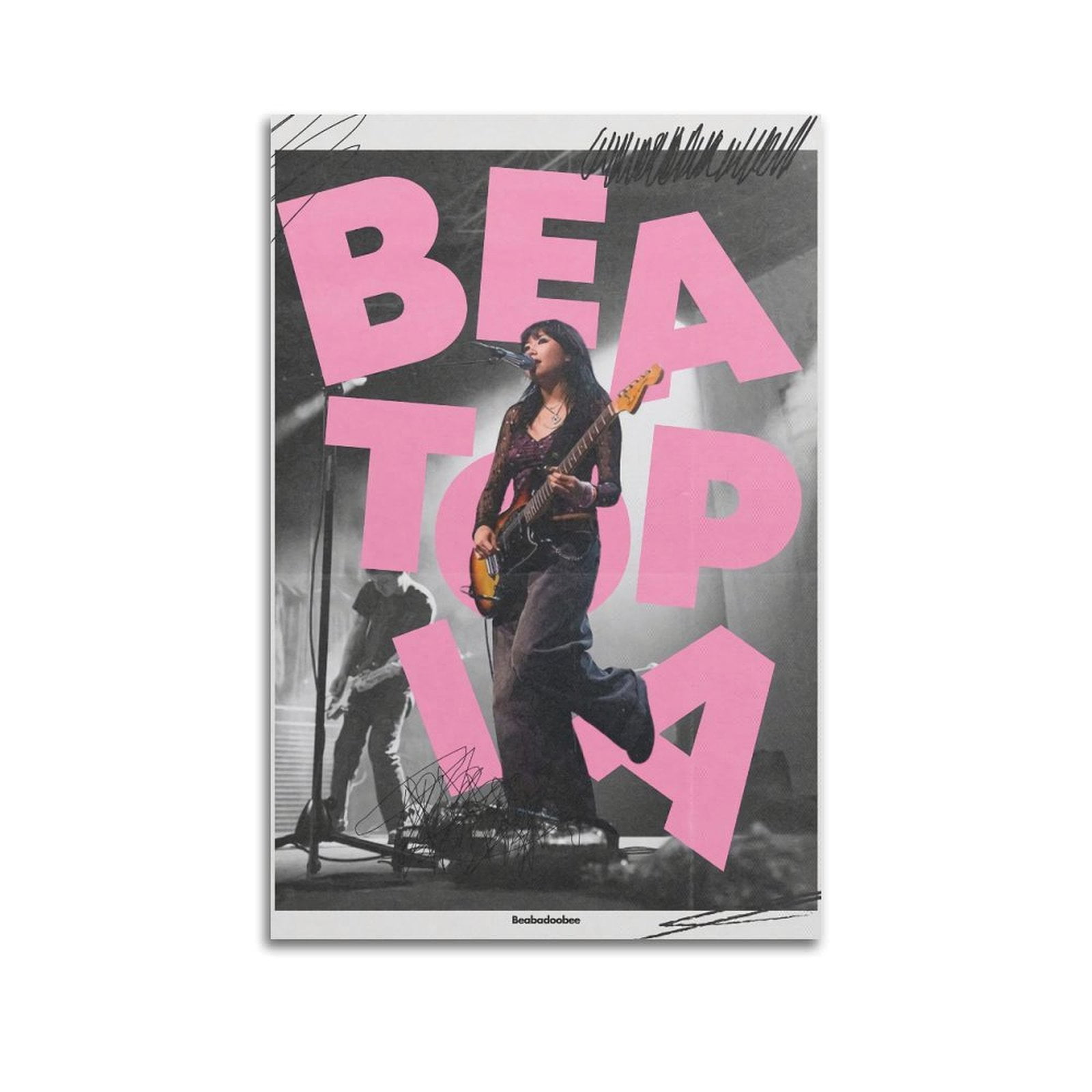 Beatopia Poster Wall Art Canvas Aesthetic Music And Movies Decorative ...