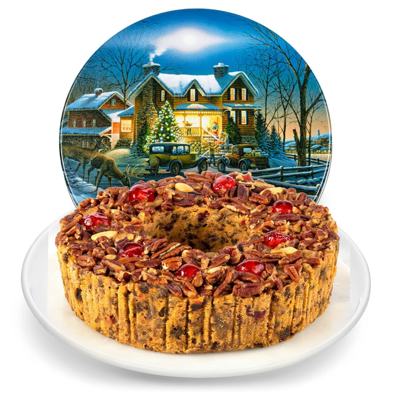 Beatrice Bakery Co. Original Fruitcake in Holiday Tin, Grandma's Old ...