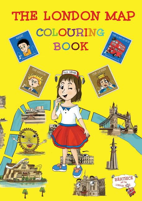Beatrice and the London Bus: The London Map Colouring Book (Paperback ...