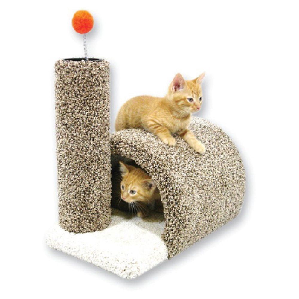 Beatrise Pet Products Kitty Barn Cat Scratcher Catnip Infused Play ...