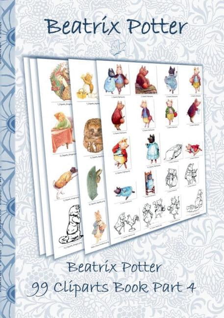 Beatrix Potter 99 Cliparts Book Part 4 ( Peter Rabbit ): Sticker, Icon ...