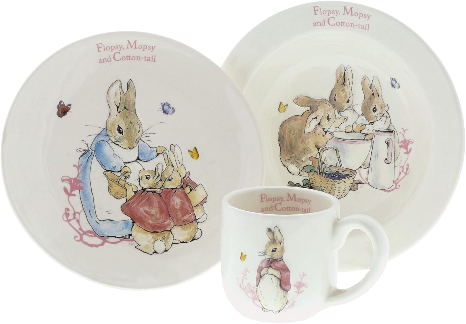 Beatrix Potter F M & C/Tail 3 Pc Nursery Set Nursery Set - Walmart.com