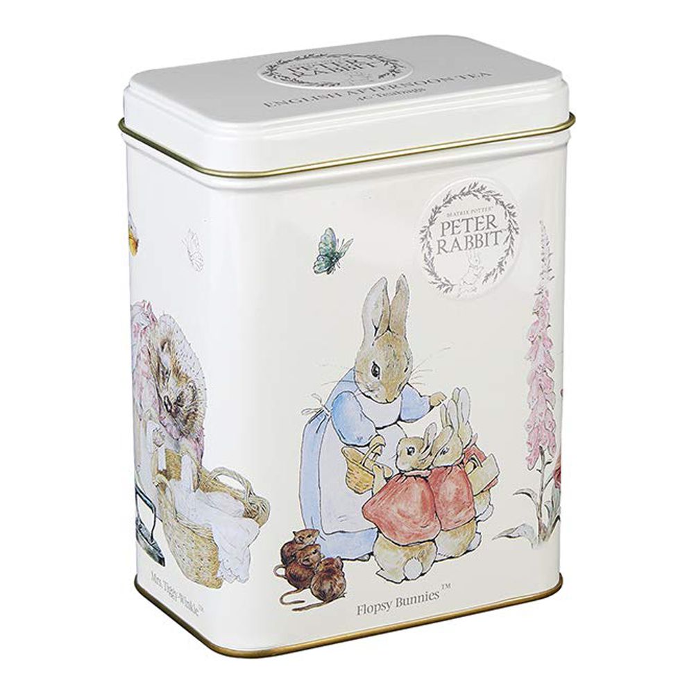 Beatrix Potter Peter Rabbit Flopsy Bunnies Tea Tin With 40 English ...