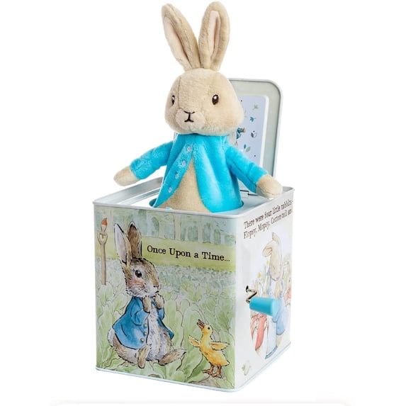 Beatrix Potter Peter Rabbit Jack-in-The-Box, Multi-colored, Standard ...