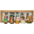 Beatrix Potter Set of 5 Coloured Cane or Stake Toppers Peter Rabbit ...