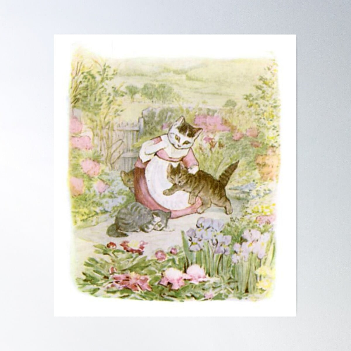 Beatrix Potter - The Tale Of Tom Kitten P68 Poster Wall Art, Modern ...