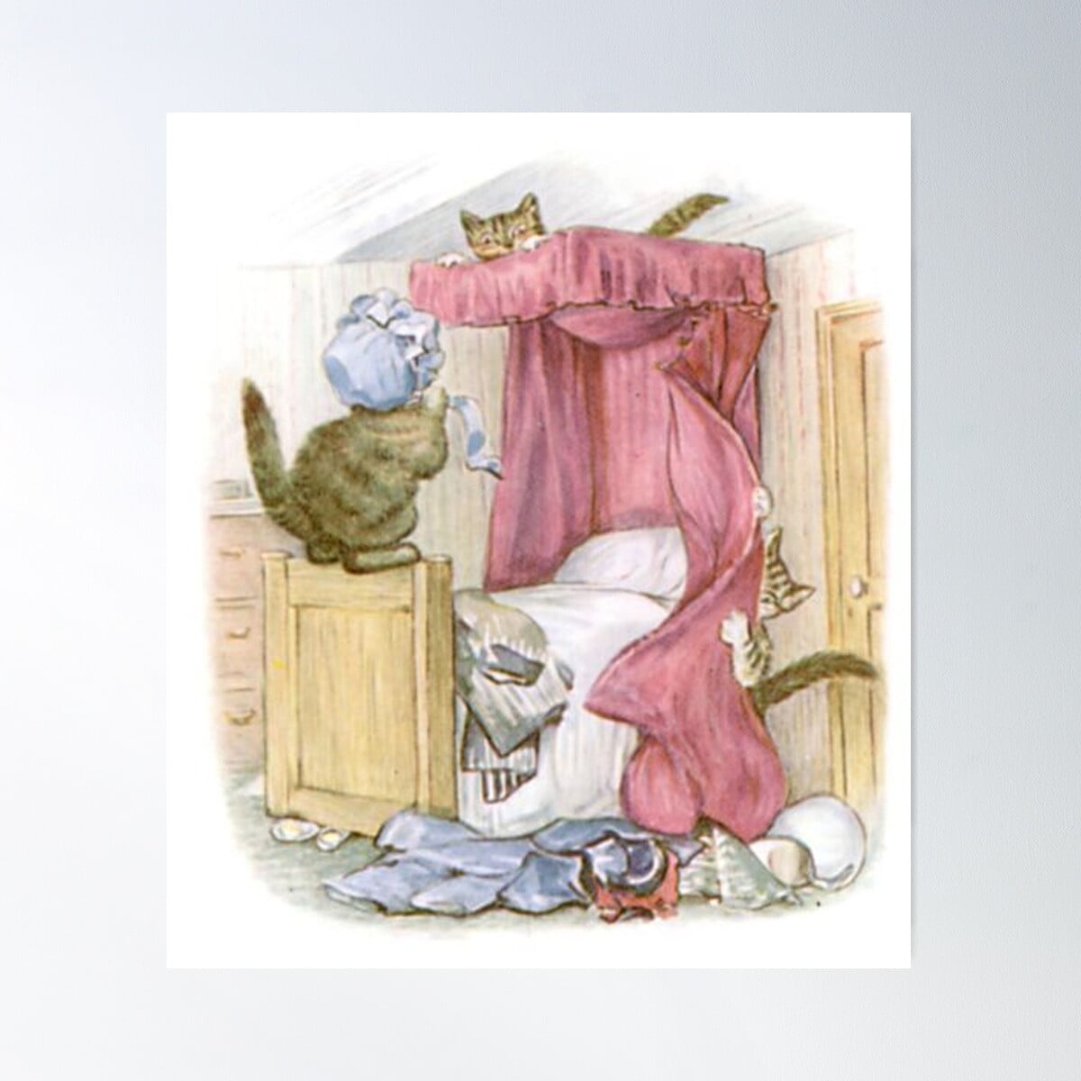 Beatrix Potter -The Tale Of Tom Kitten -Page 74 Poster Wall Art, Modern ...