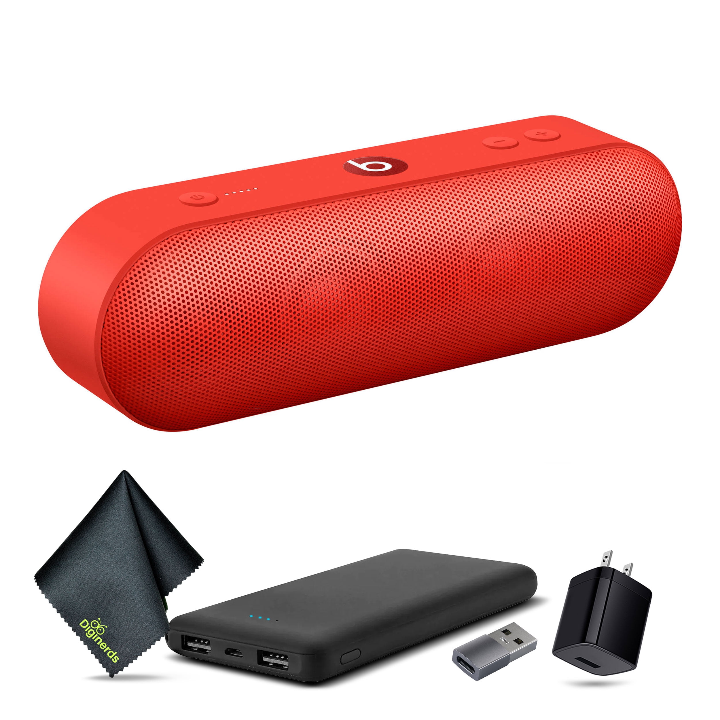 Beats Pill+ Standard Collection Portable Speaker (Red) Bundle and ...