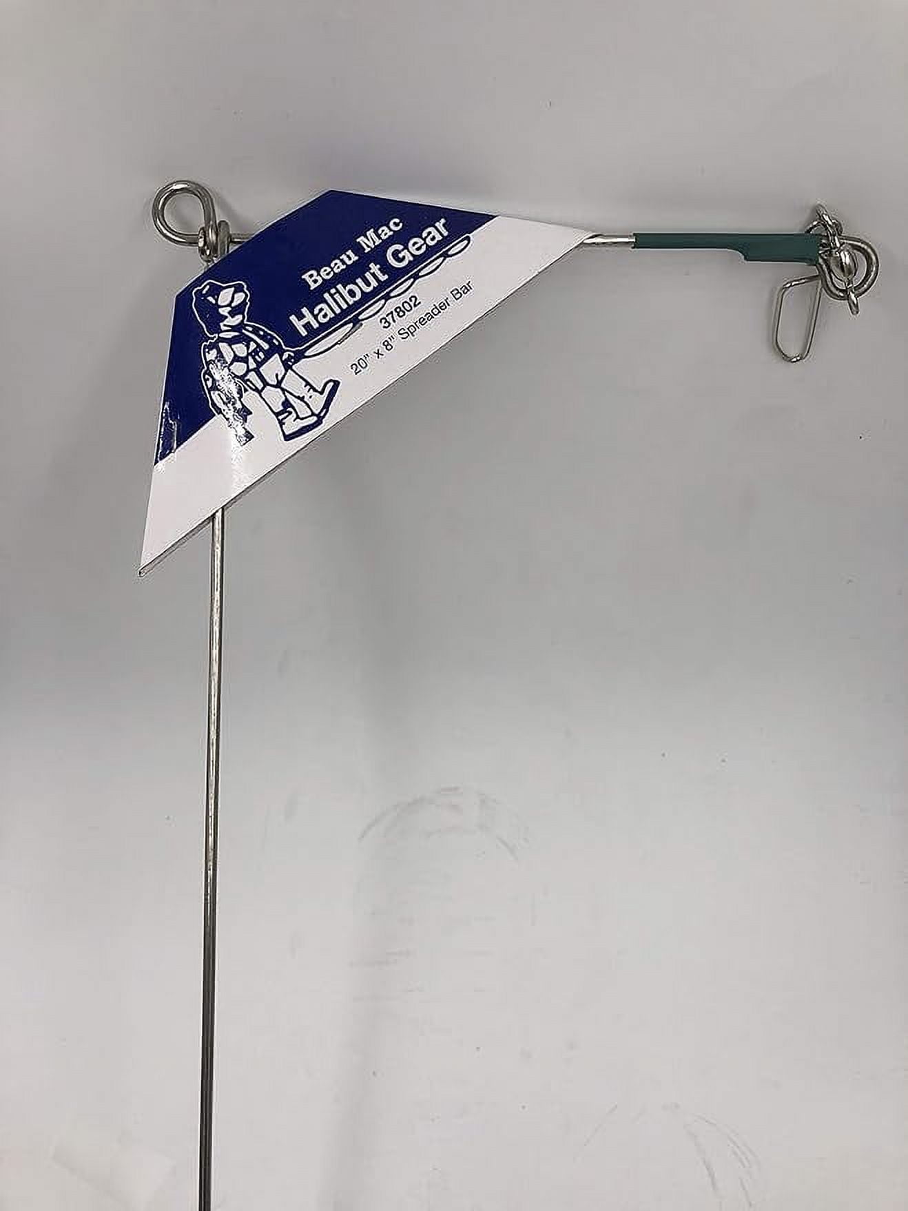 Beau Mac 20" Halibut Spreader Bar, Silver 37802 - Walmart.com