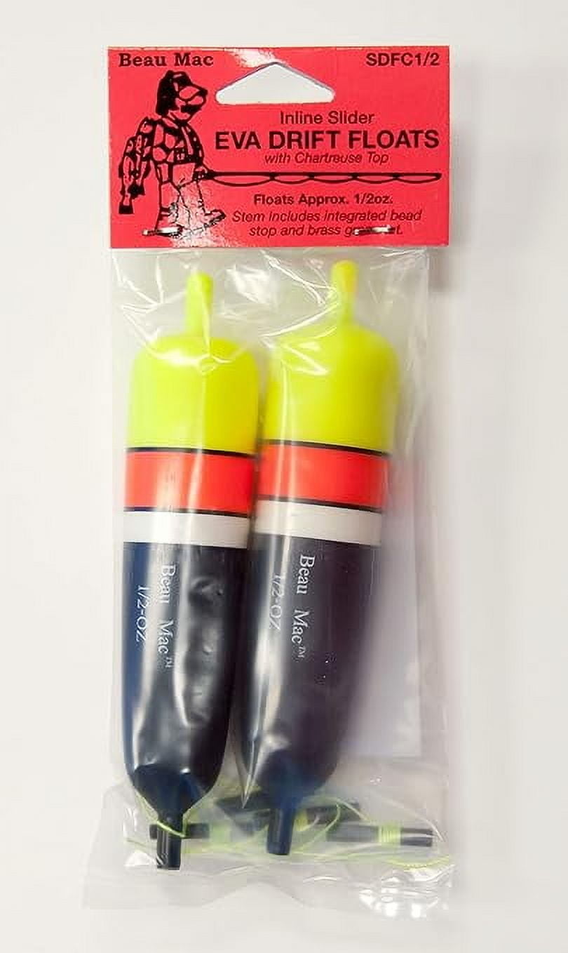 Beau Mac EVA Inline Slip Floats - 1/2oz SDFC1/2 - Walmart.com