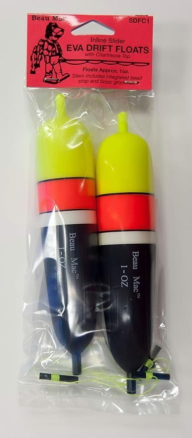 Beau Mac EVA Inline Slip Floats-1oz SDFC1 - Walmart.com