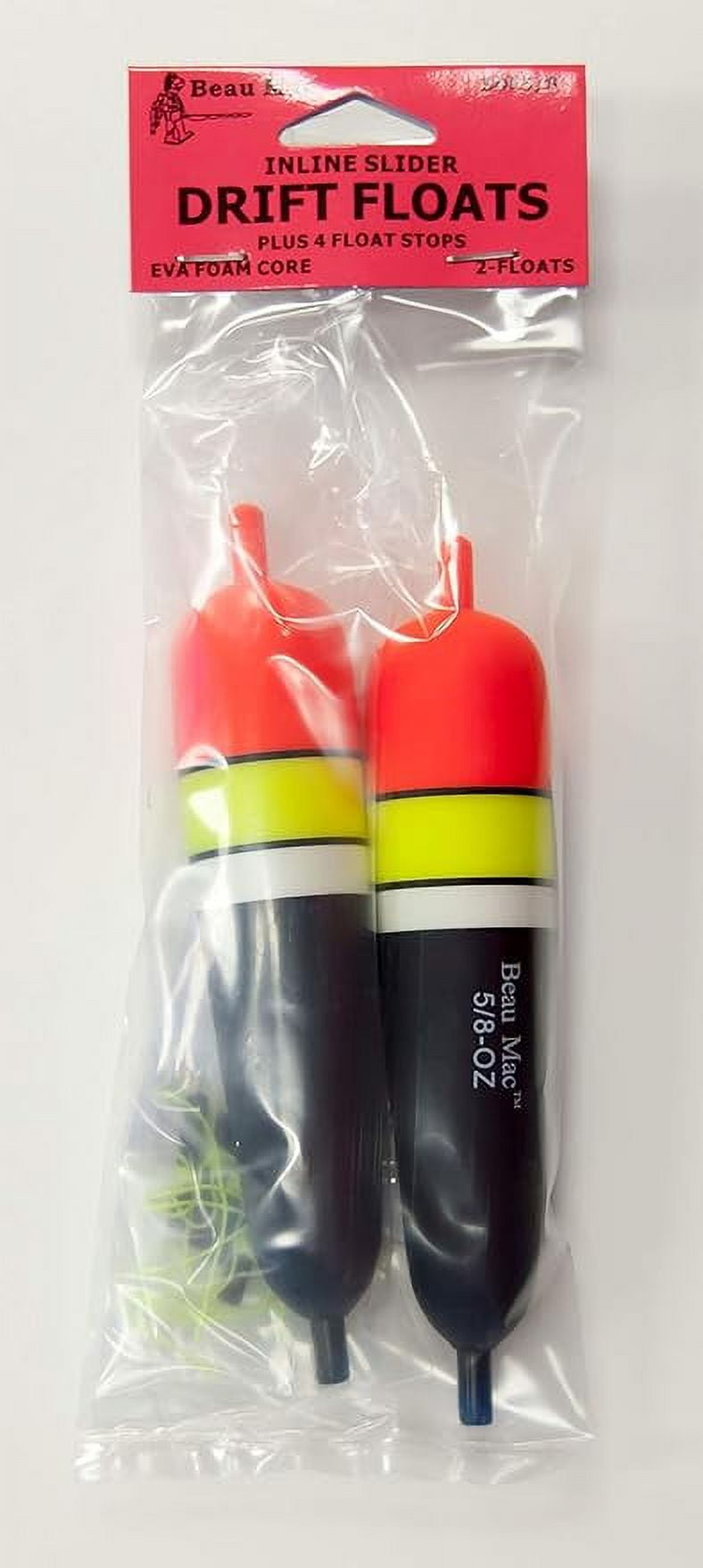 Beau Mac EVA Inline Slip Floats - 5/8oz SDF5/8 - Walmart.com