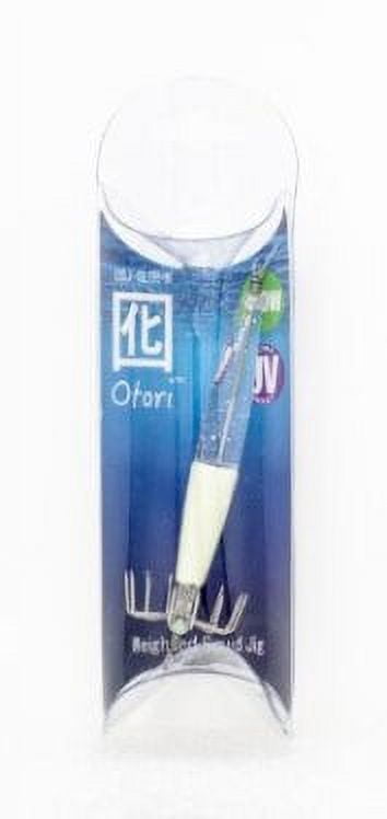 Beau Mac Ofori Squid Jig 1 1/8" Silver Glow Glitter OSJ-GLTR-N ...