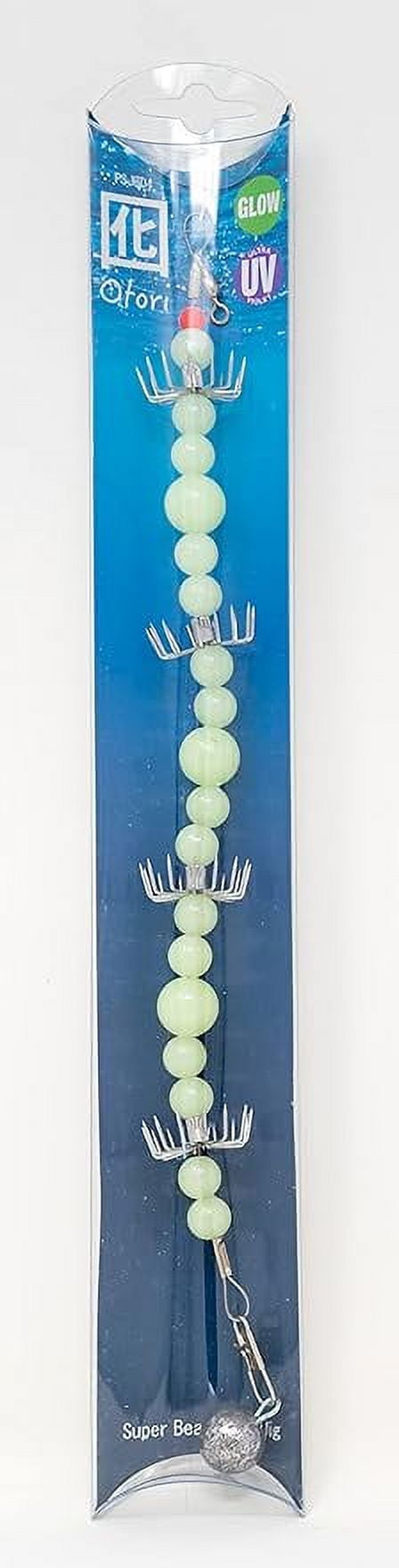 Beau Mac Otori Beaded Squid Jig Style D - 4 Hook PSJBD4 - Walmart.com