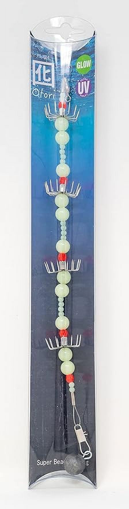 Beau Mac Otori Beaded Squid Jigs 4 Hook PSJBB4 - Walmart.com