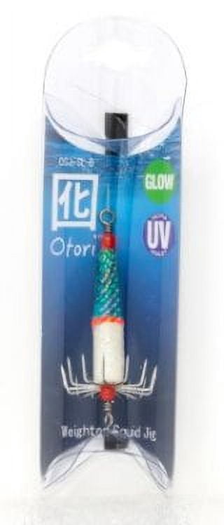 Beau Mac Otori Skinny Long Squid Jig Blue Glow 1 1/8" OSJ-SL-B ...