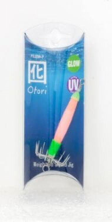 Beau Mac Otori Skinny Squid Jig Pink/Glow 1 1/8 PSJSM-P - Walmart.com