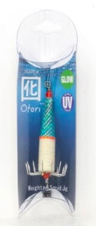 Beau Mac Otori Squid Jig Large Blue Glow OSJ-FL-B - Walmart.com