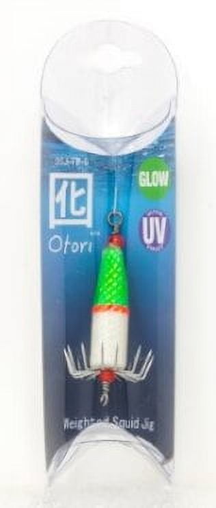 Beau Mac Otori Squid Jig Standard Medium Green/Glow 1-1/8" - Walmart.com
