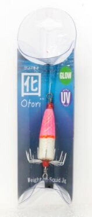 Beau Mac Otori Squid Jig Standard Medium Pink/Glow 1-1/8" - Walmart.com