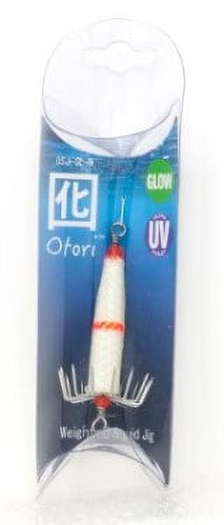 Beau Mac Otori Squid Jig Skinny Long Glow 1 1/8" OSJ-SL-N - Walmart.com