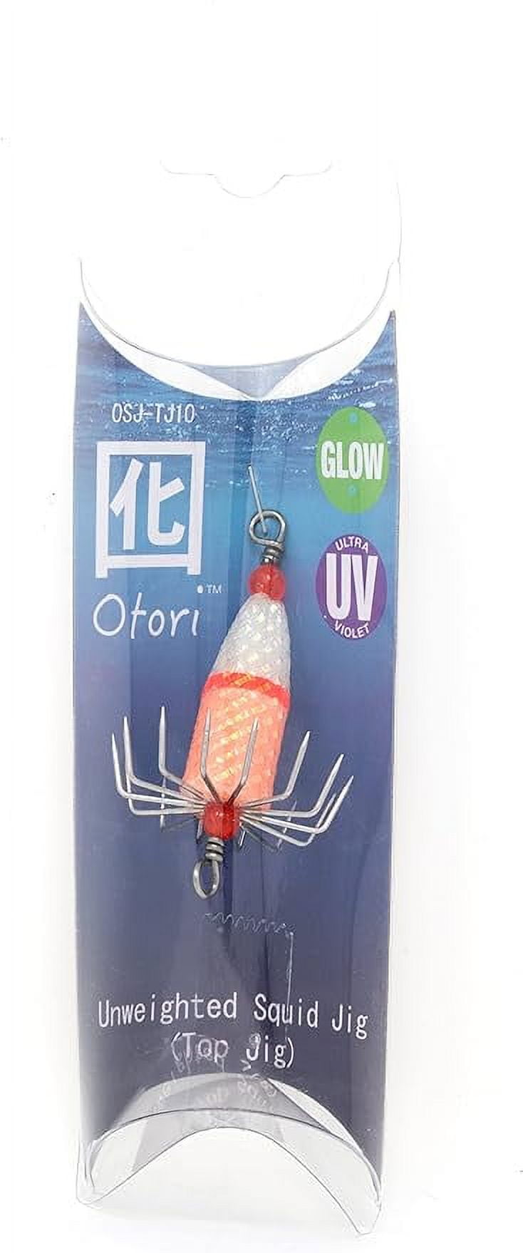 Beau Mac Otori Squid Top Jig Small Orange Glow OSJ-TJ1O - Walmart.com