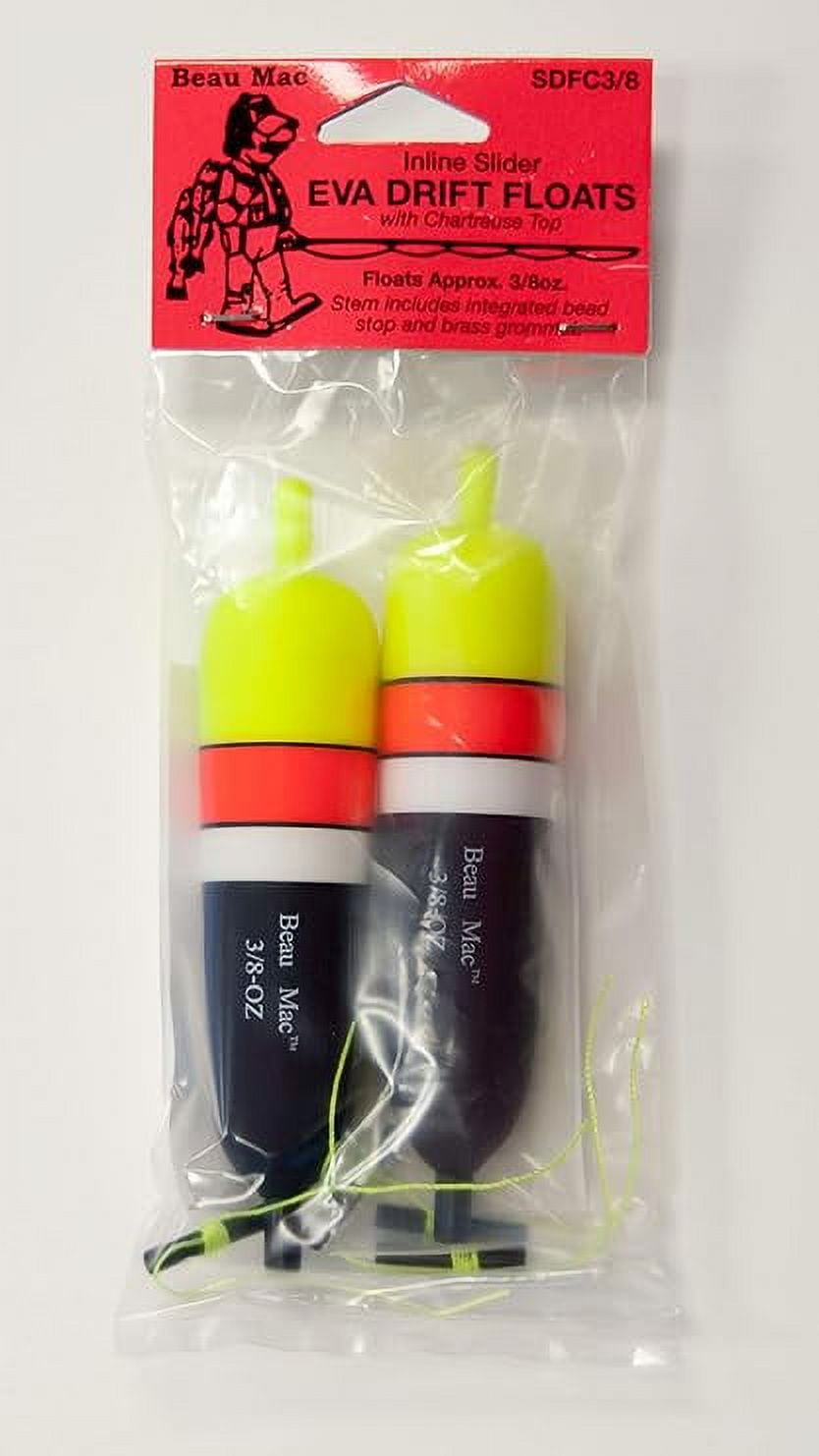 Beau Mac Slip Float SDFC38 Chartreuse Top 2 pack - Walmart.com