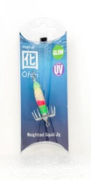 Beau-Mac Squid Jig Standard 7/8" Natural Glow Pink PSJFS-NP - Walmart.com