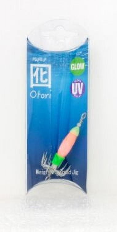 Beau-Mac Squid Jig Standard 7/8" Pink Glow PSJFS-P - Walmart.com