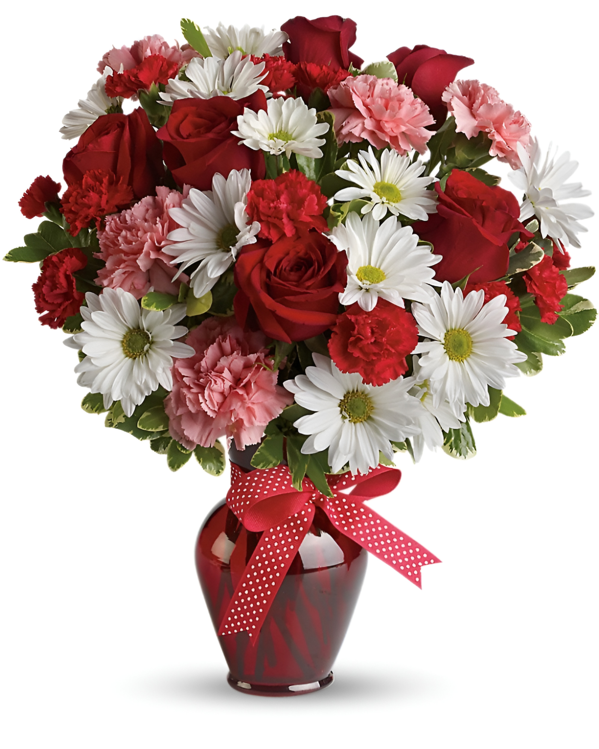BeauMonde Flora Hugs and Kisses Bouquet with Red Roses - Walmart.com