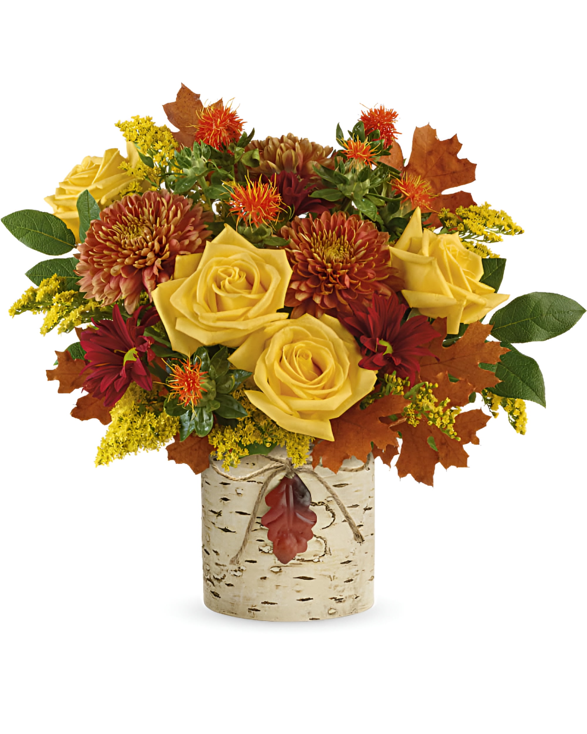 BeauMonde Flora Teleflora's Golden Birch Bouquet - Walmart.com