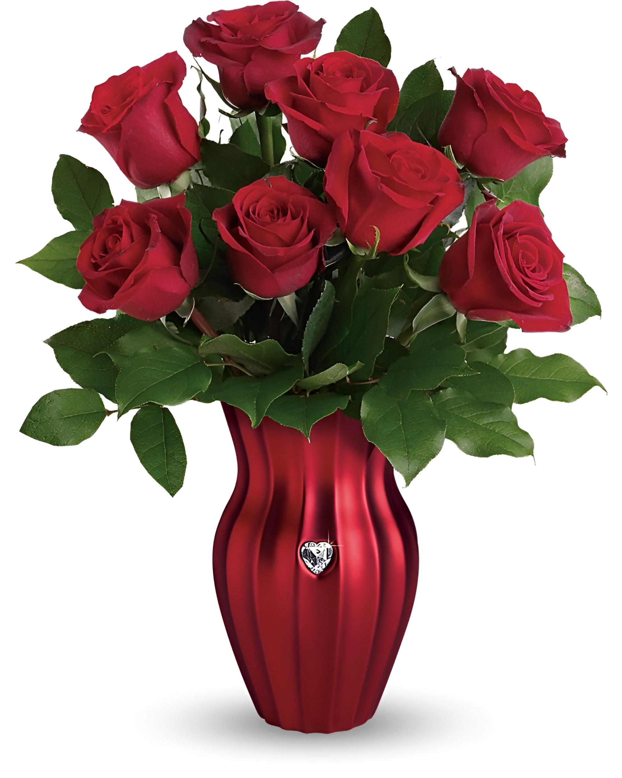 BeauMonde Flora Teleflora's Heart of a Rose Bouquet - Walmart.com