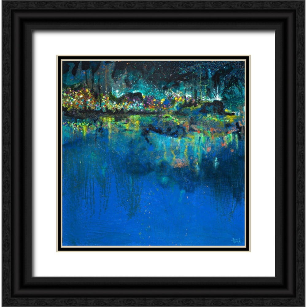 Beauchamp, Andy 20x20 Black Ornate Wood Framed with Double Matting ...