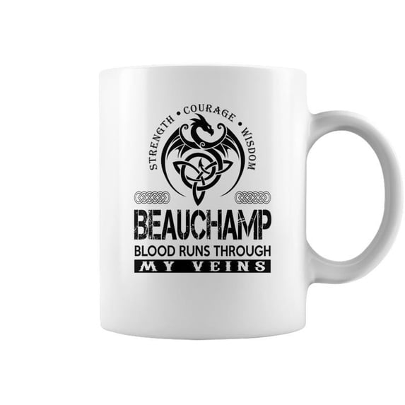 Beauchamp Blood Runs Through My Veins Coffee Mugs - Walmart.com