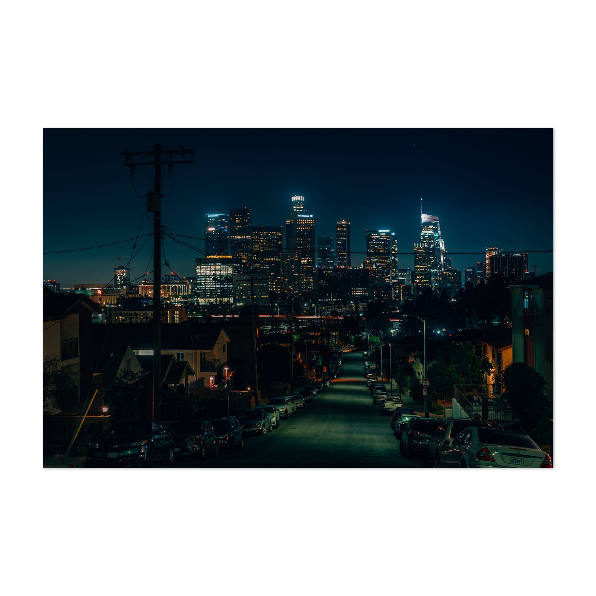 Beaudry Street 01 - Los Angeles California Photography City Skyline ...