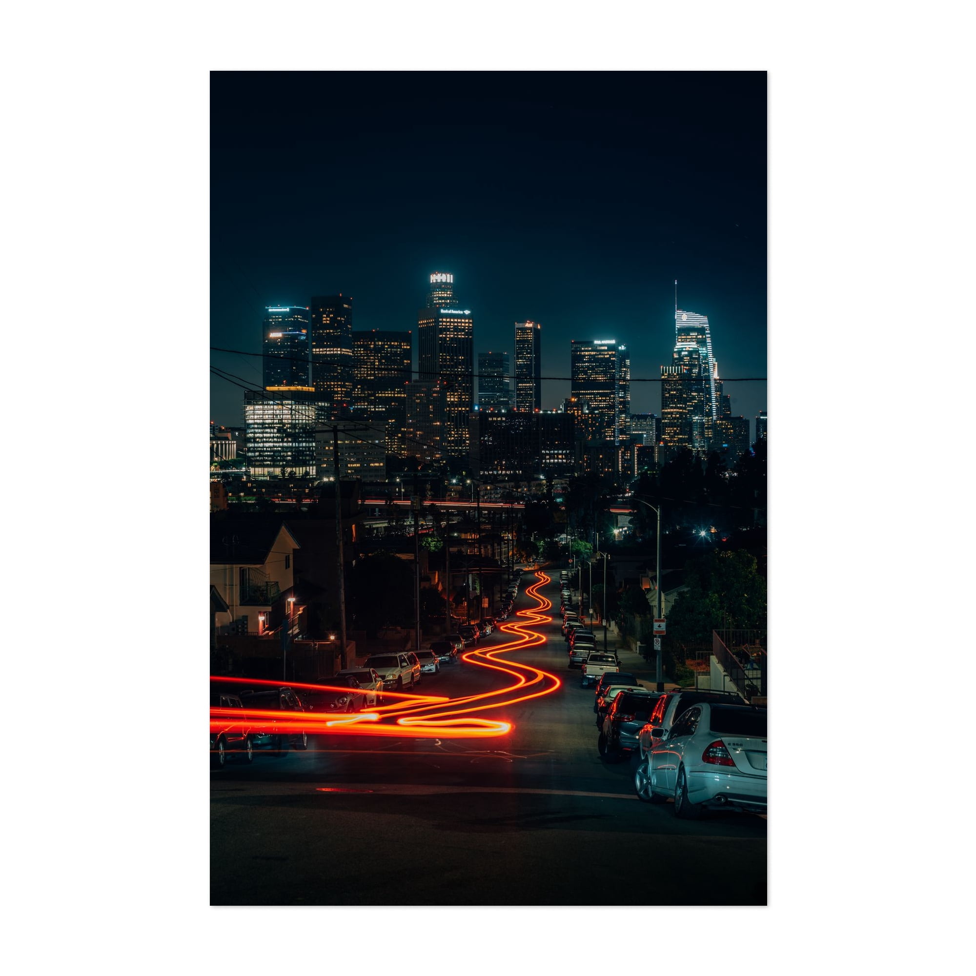 Beaudry Street 02 - Los Angeles California Photography Unframed Wall ...