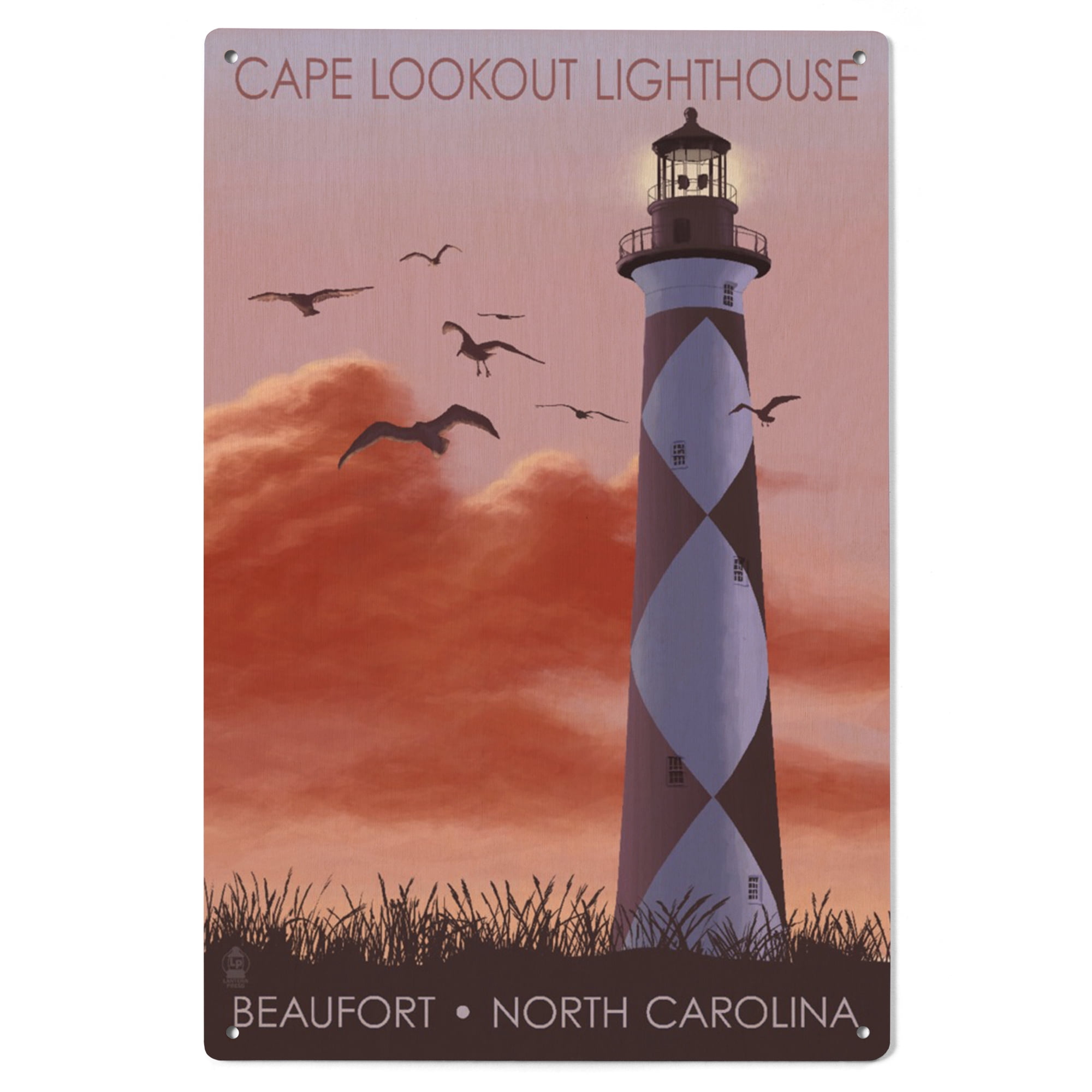 Beaufort, North Carolina, Cape Lookout Lighthouse and Sunrise Birch ...