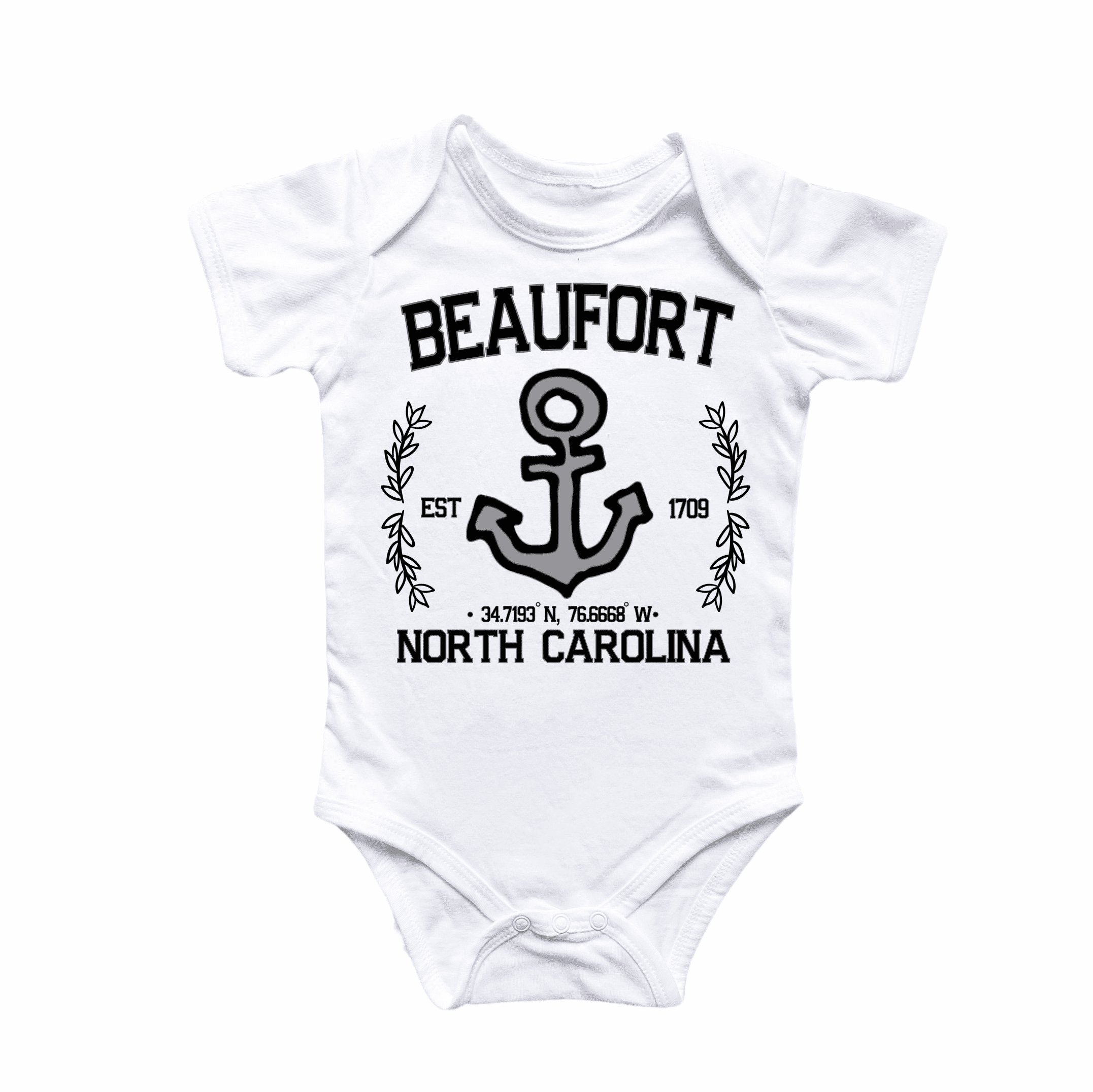 Beaufort South Carolina - Baby Boy Girl Clothes Infant Bodysuit Funny Cute Newborn - Walmart.com