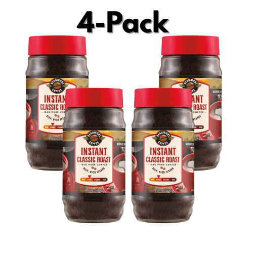 Beaumont Instant Classic Roast Coffee 4-Pack 8 oz - Walmart.com