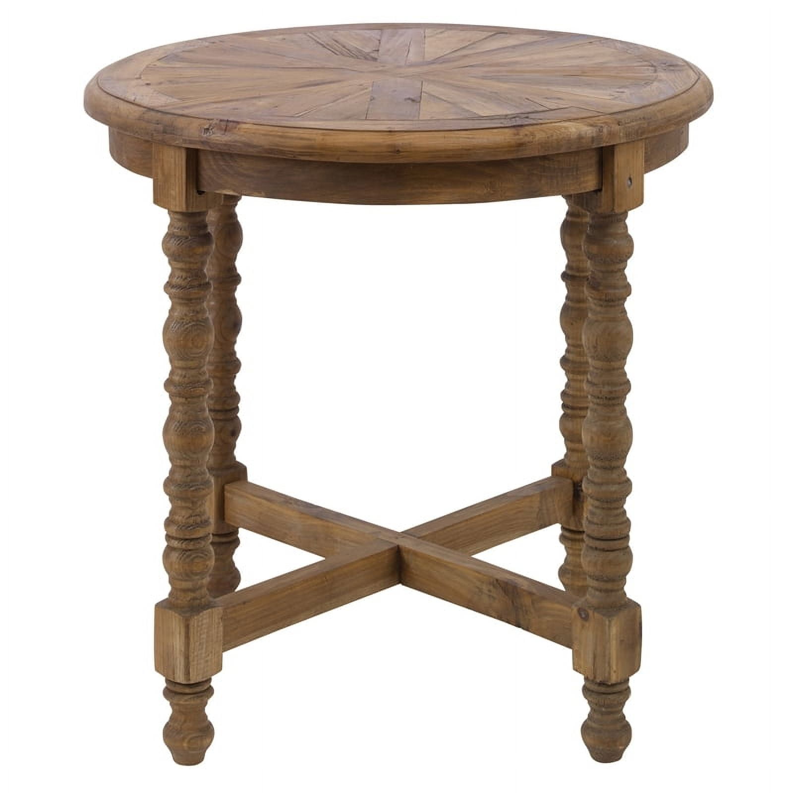 Beaumont Lane Coastal Reclaimed Fir Wood End Table in Natural - Walmart.com