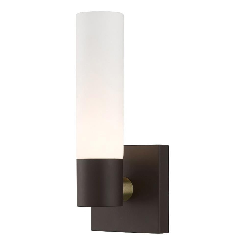 Beaumont Lane Contemporary 1-Light Twist Lock Metal Single Sconce in ...