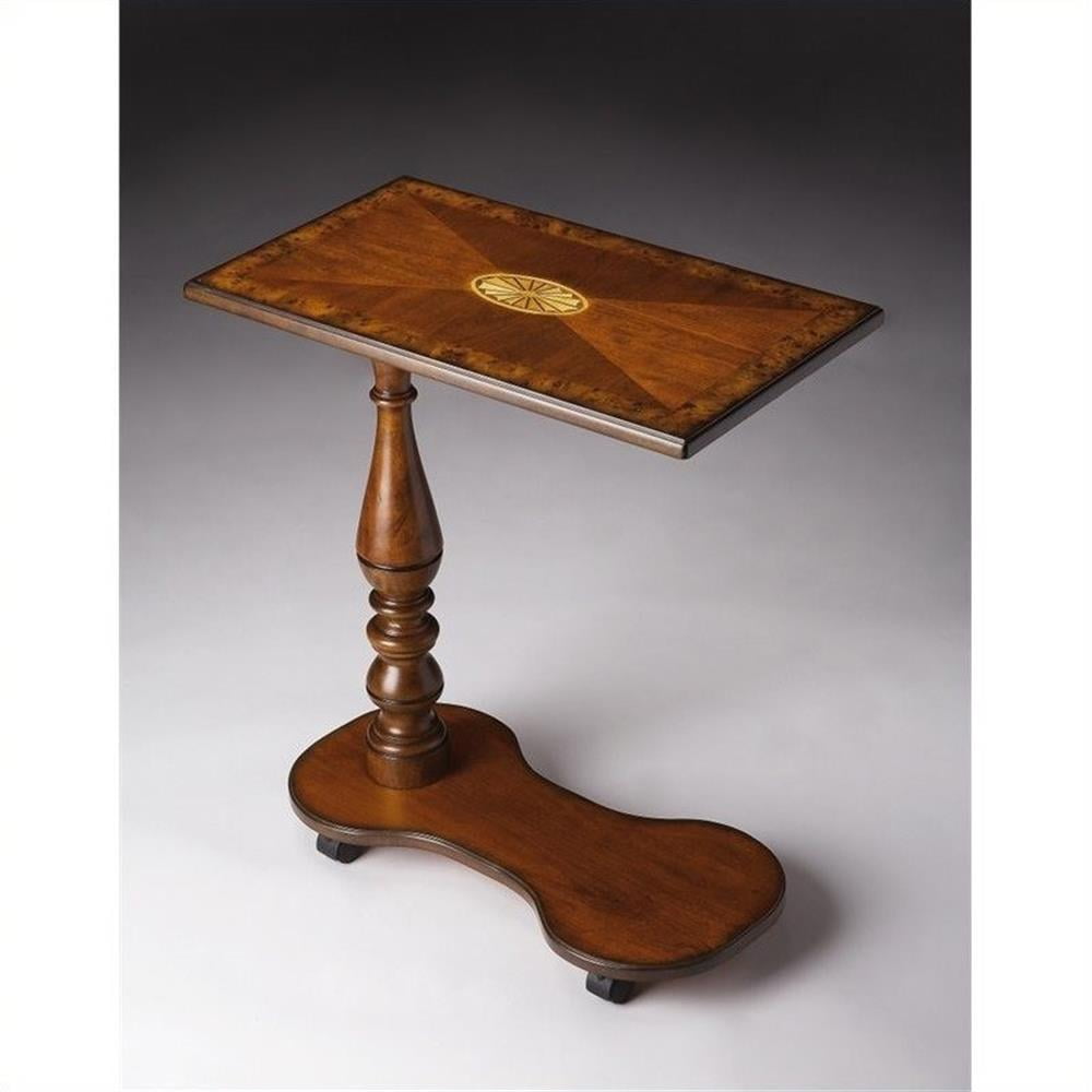 Beaumont Lane Mobile Tray Table in Olive Ash Burl - Walmart.com