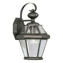 Beaumont Lane 2 Light Outdoor Wall Lantern in Black - Walmart.com