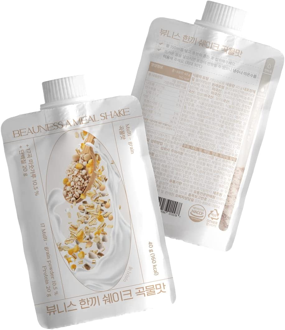 Beauness A Meal Protein Shake, Grain Flavor, Low Calorie, Rich ...