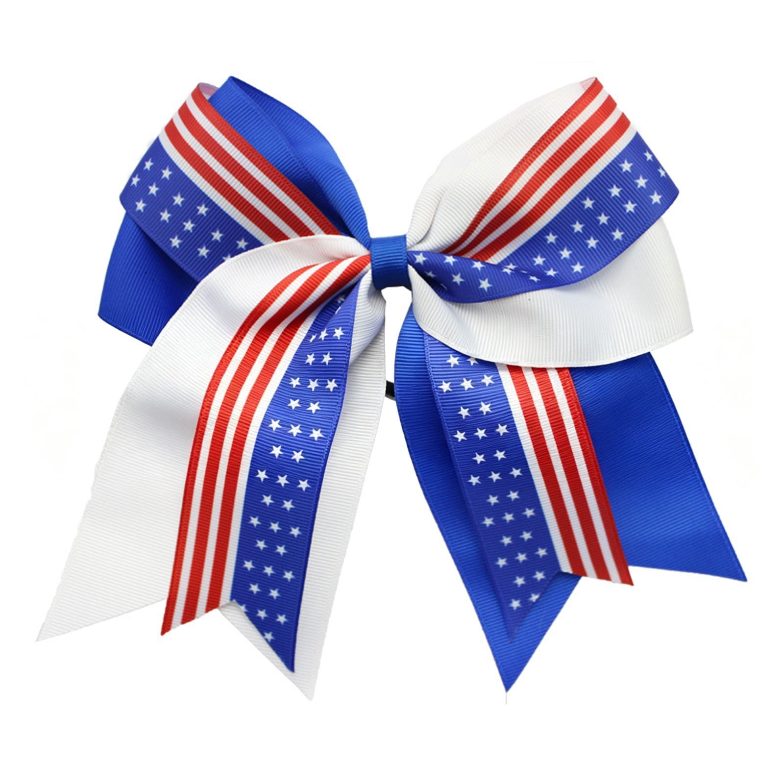 Beauos 1Pcs Patriotic 4Th of July Hair Bows Scrunchies for Women ...