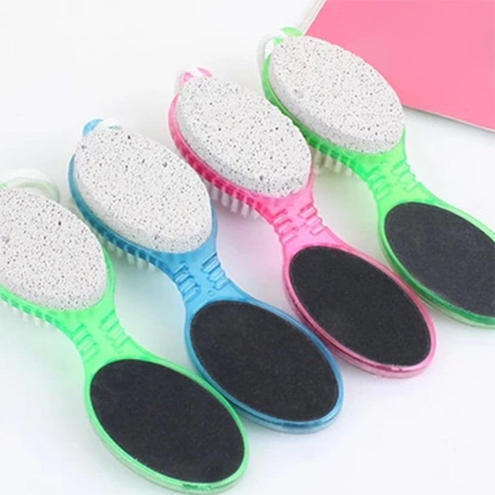Beauos Clearance 4 in 1 Foot Care Brush Pumice Scrubber Pedicure ...