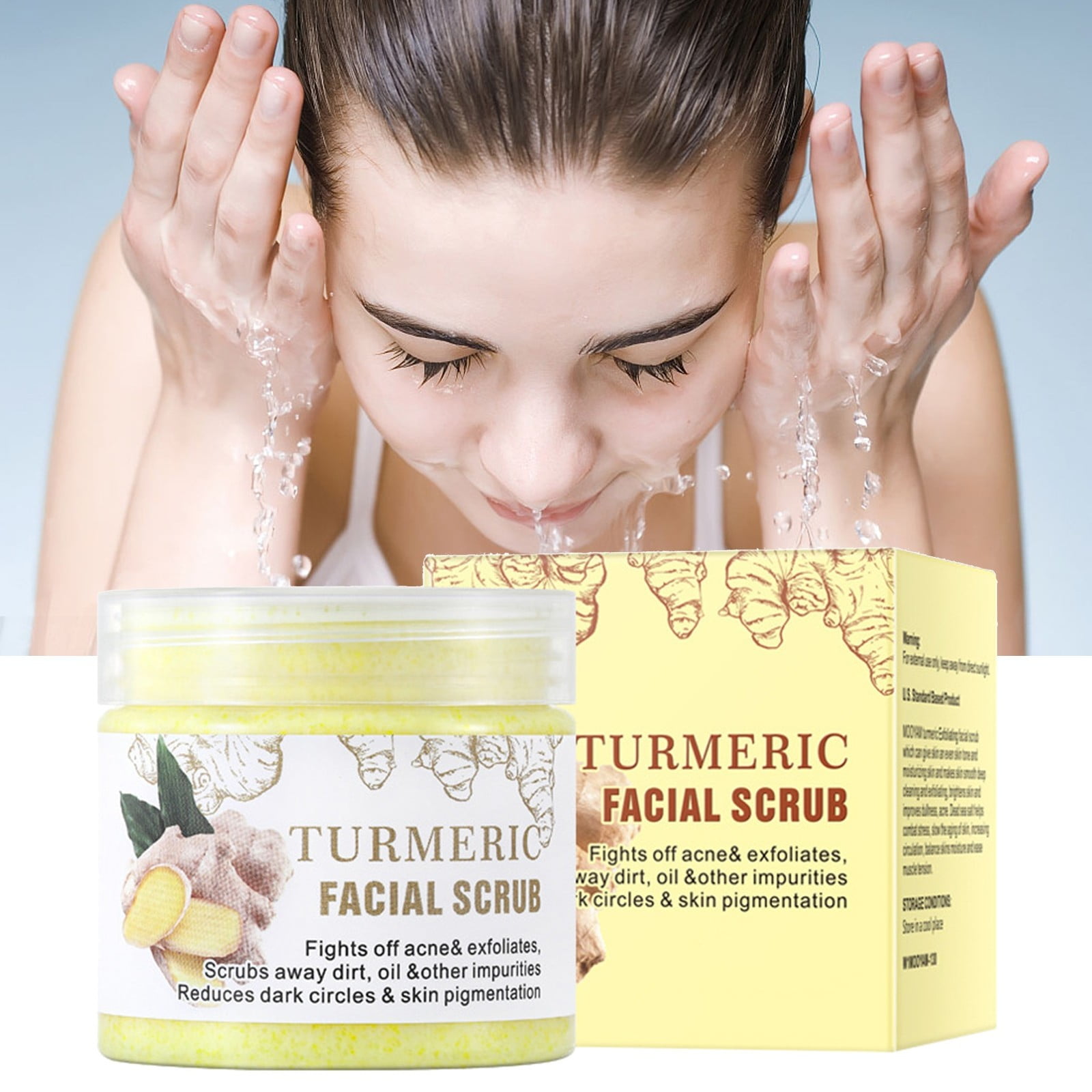 Beauos Facial Scrub Face Scrub Brightening Facial Exfoliating Scrub ...