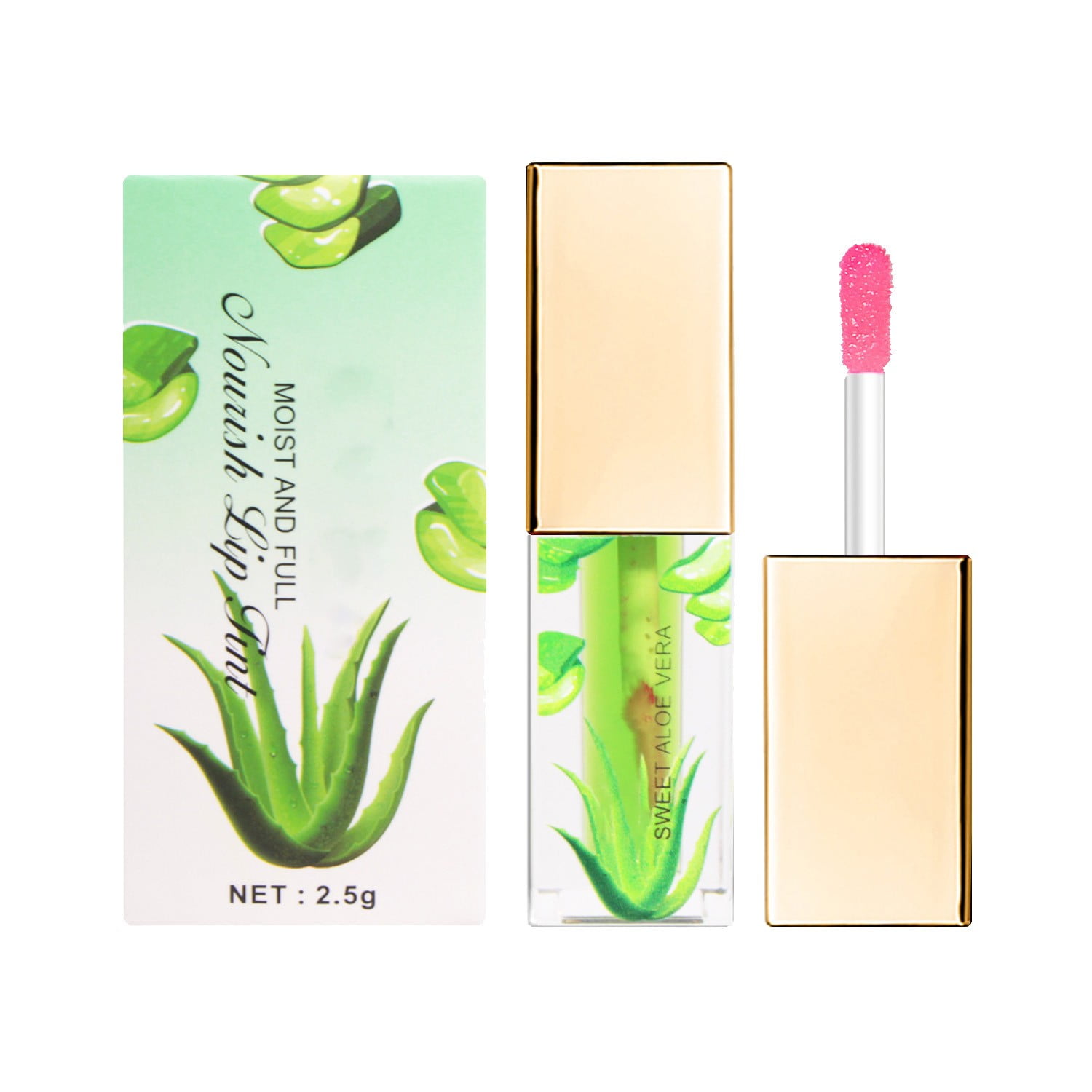 Beauos Lip Gloss, Lip Stain, Peach Mini Clear Color Change Changing Ph ...